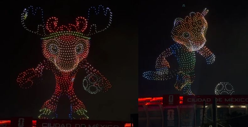 ¿Así será la inauguración del Mundial? Impresionante show de drones ...