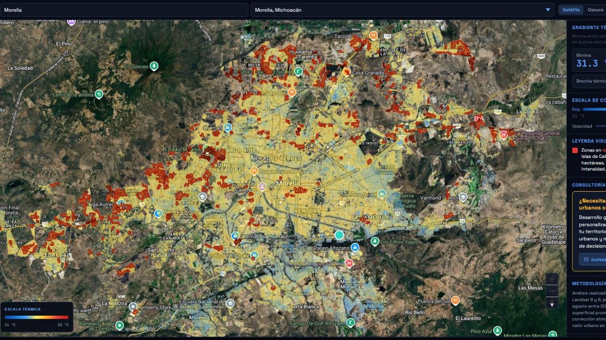 ¿Vives en una isla de calor? Así puedes descubrirlo en Morelia