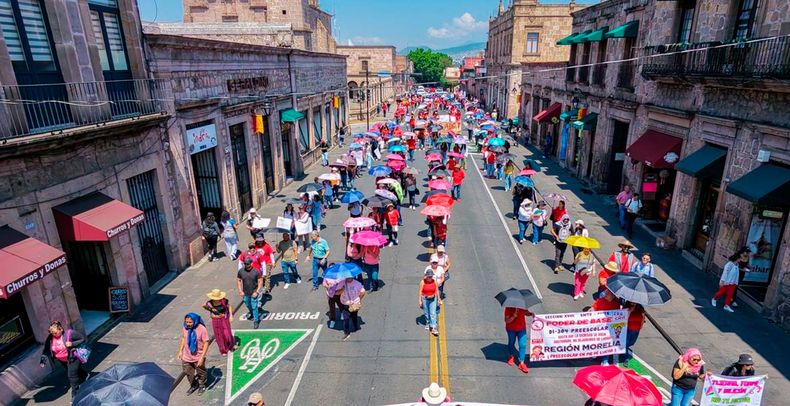 CEDH refuerza vigilancia y seguimiento durante protestas en Morelia